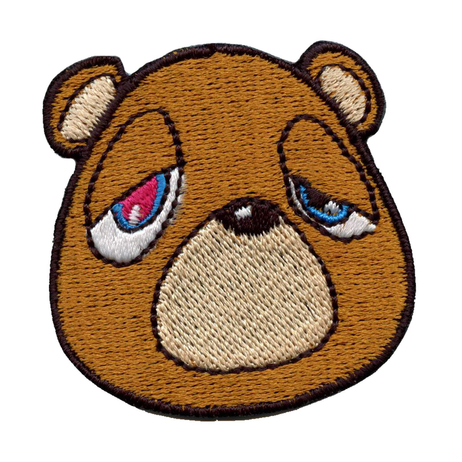 YZY Bear Droopy Eyes Iron On Embroidered Patch - Walmart.com
