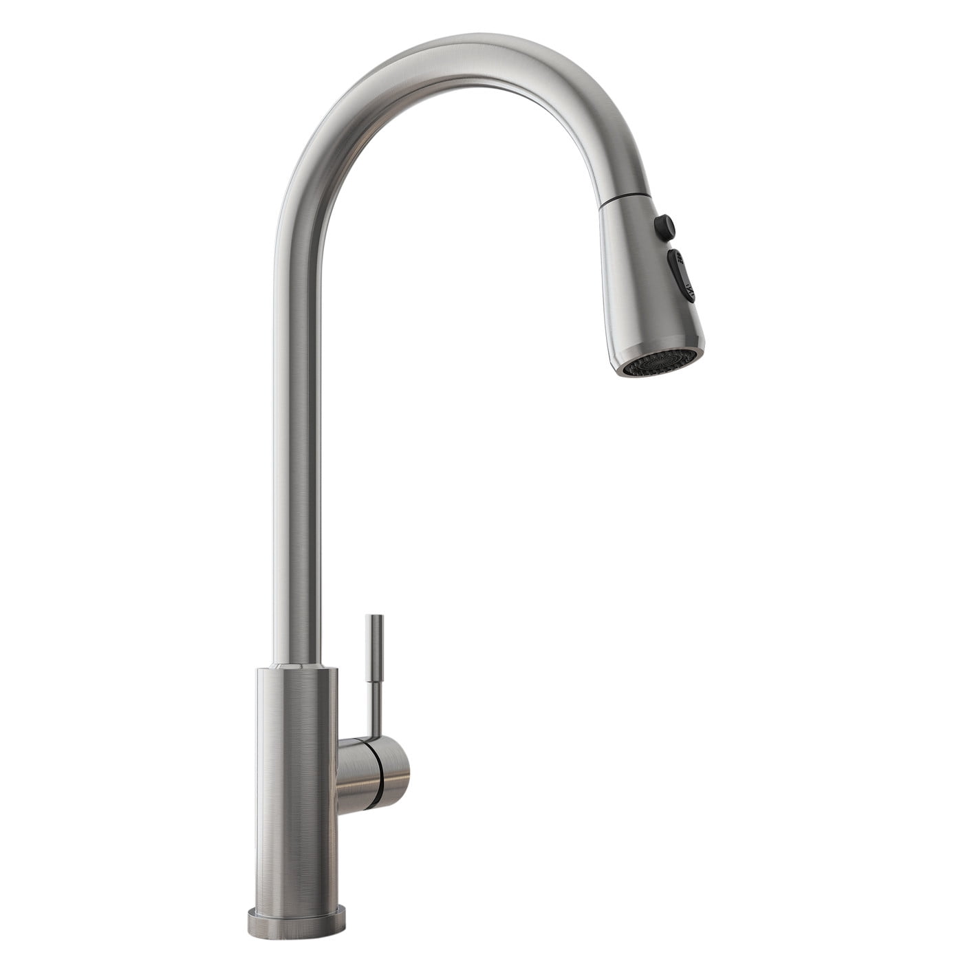 YZZY Touch on Kitchen Sink Faucet Pull Down Sprayer Brushed Nickel ...