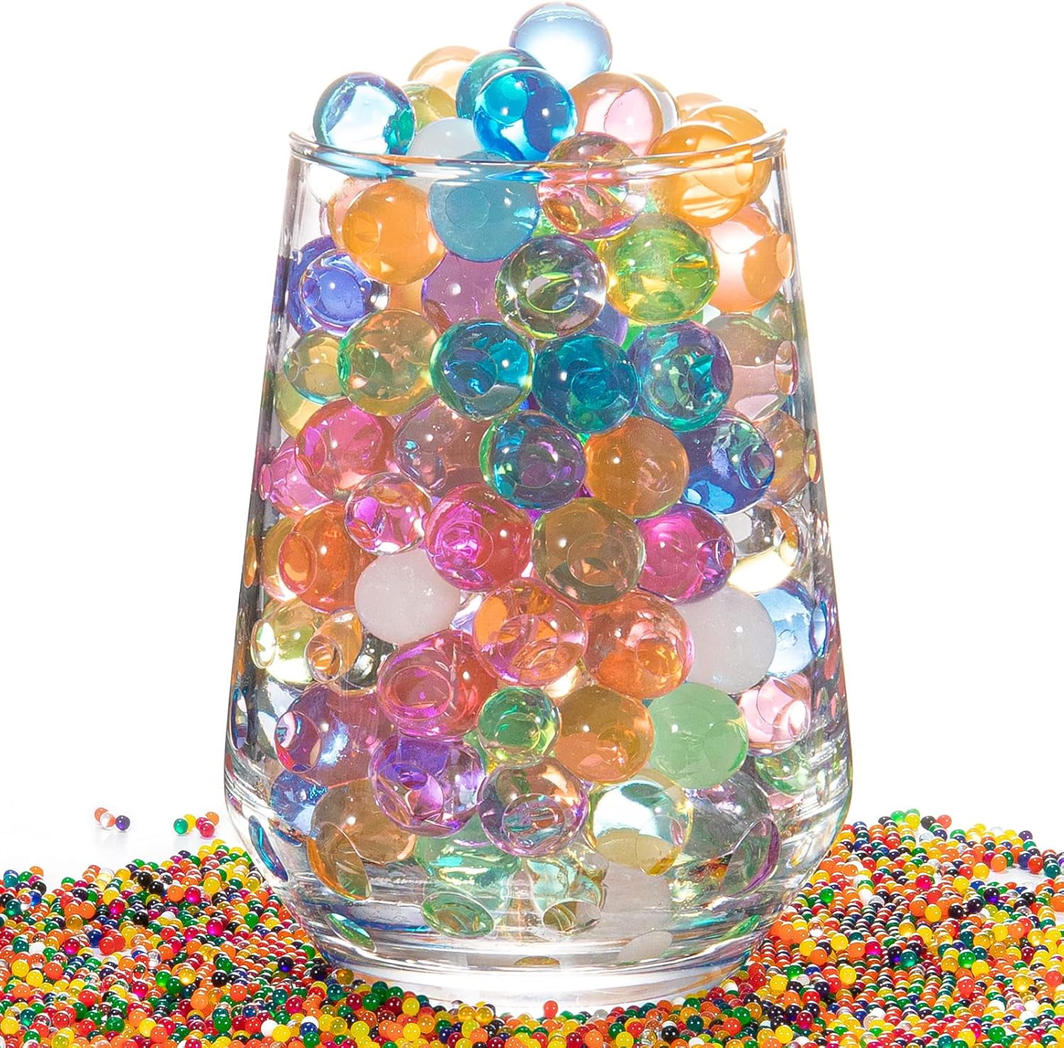 YZhouD 1600 Pieces Water Gel Jelly Beads, Vase Filler Beads, Non Toxic ...