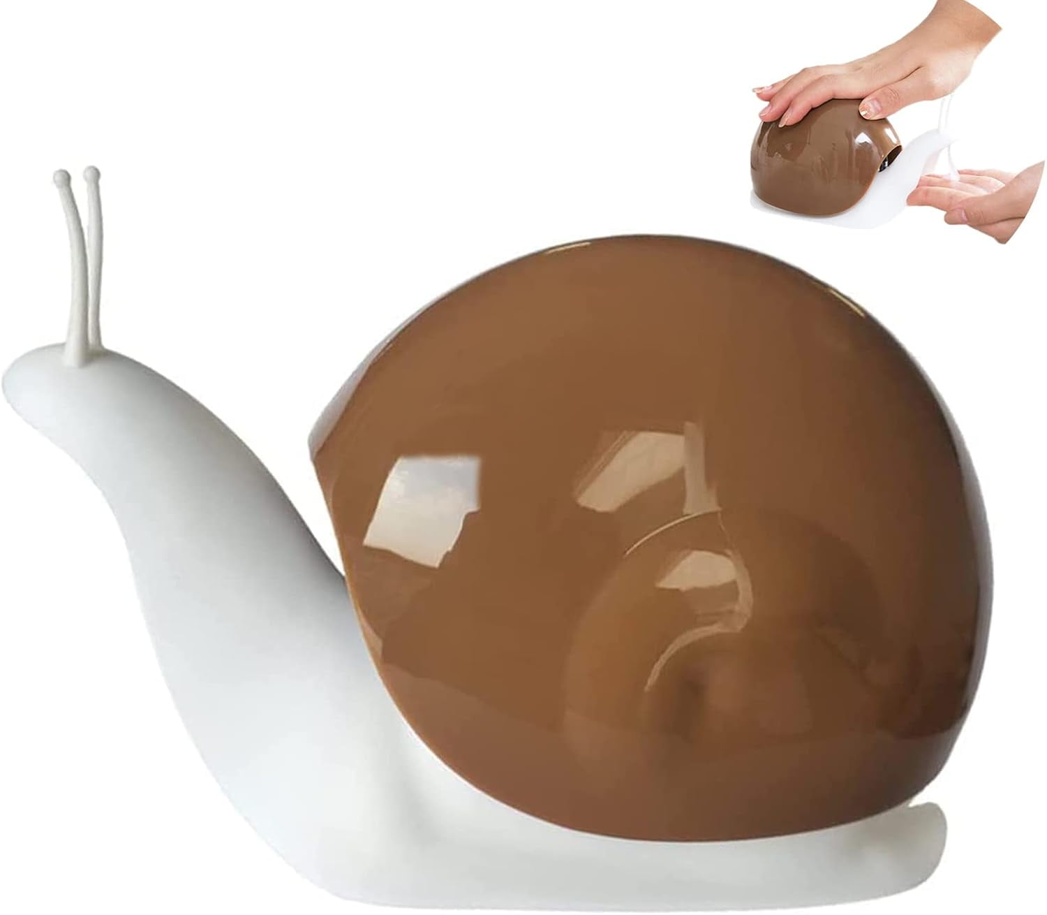 YZhouD Snail Soap Dispenser, Cute Hand Soap Dispensers Pump Refillable ...