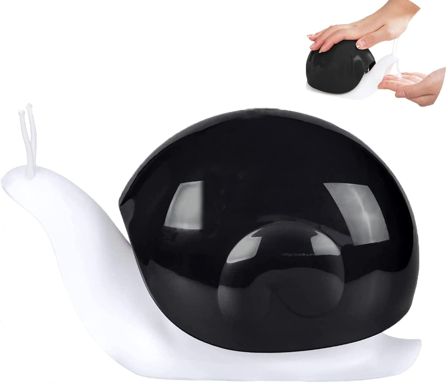 YZhouD Snail Soap Dispenser, Cute Hand Soap Dispensers Pump Refillable ...