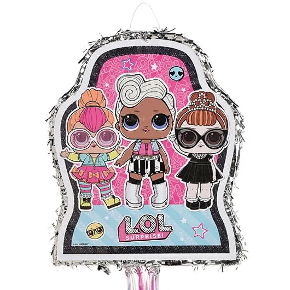 Ya Otta LOL Surprise Pull String Pinata, 17.75x17.75x3.25 Inches, Holds ...