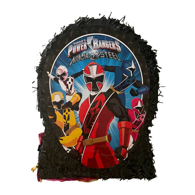 Ya Otta Ninja Power Rangers Outline Pull String Pinata Party Supply 21. ...