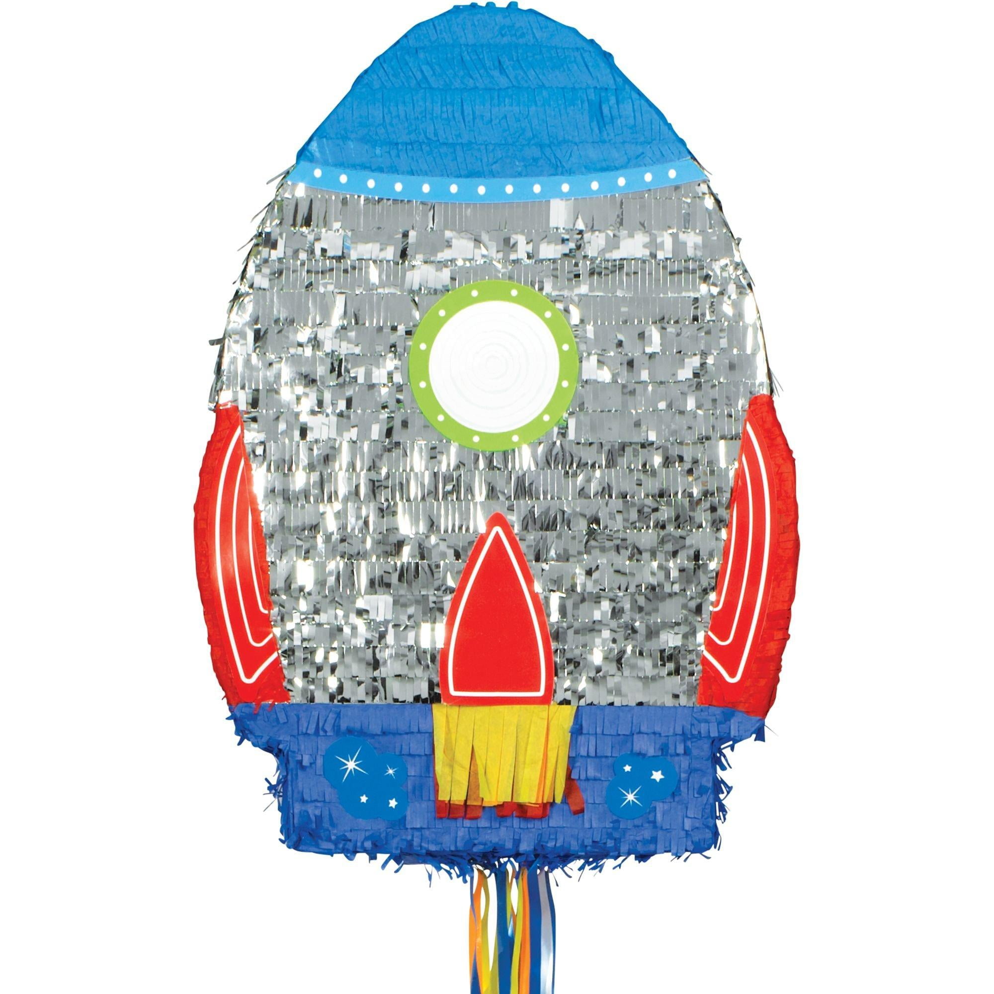 Ya Otta Pinata Blast Off Rocket Pull String Pinata, 15-1/2” x 22 ...