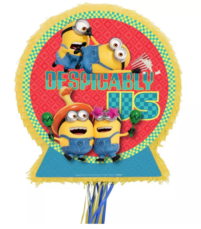 Ya Otta Pinata Pull String Minions Cardstock & Tissue Paper Pinata ...