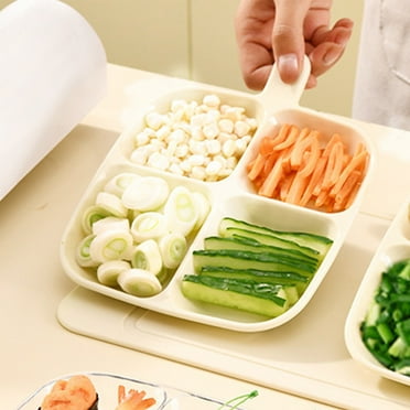 Health Beet Portion Plate for Kids, Toddlers - Rectangle Kids Plate ...