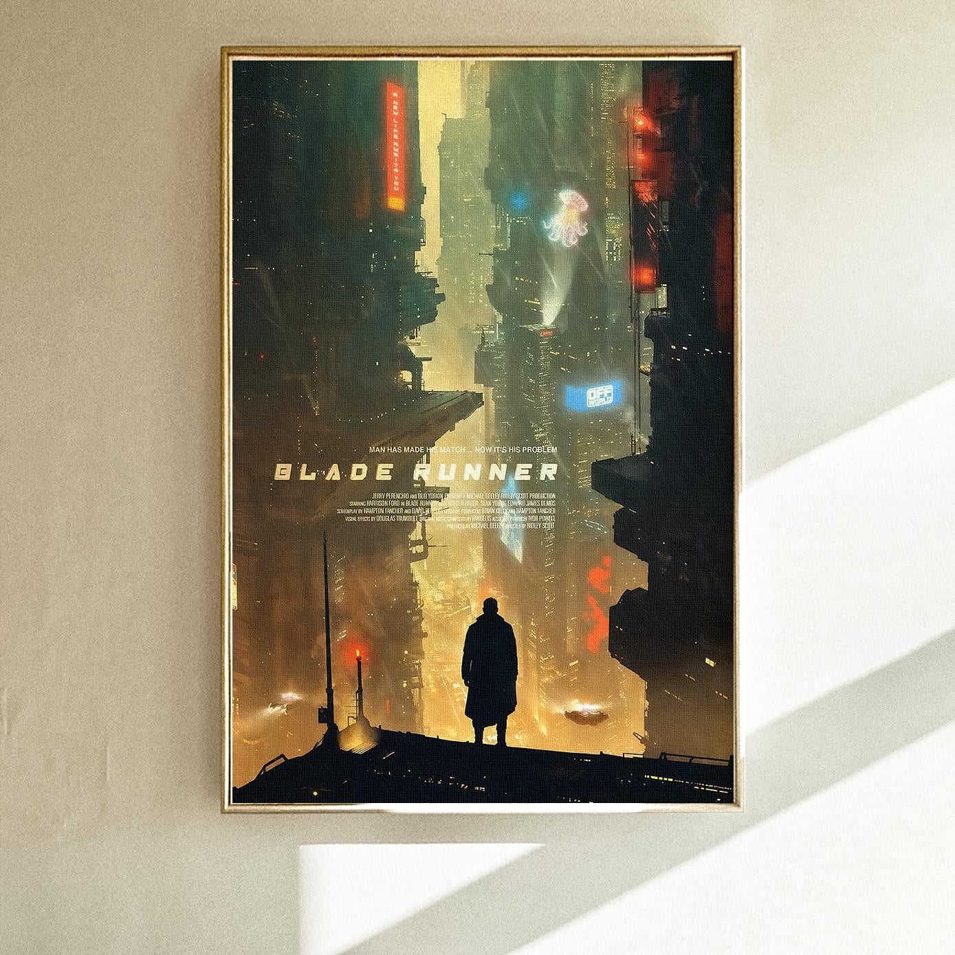 YaHaku Blade Runner Poster minimalist poster Home Decor Wall Art movie ...
