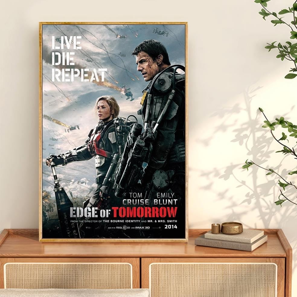 YaHaku Edge of Tomorrow Movie Poster,Movie s For Cinema Rooms,Wall Art ...
