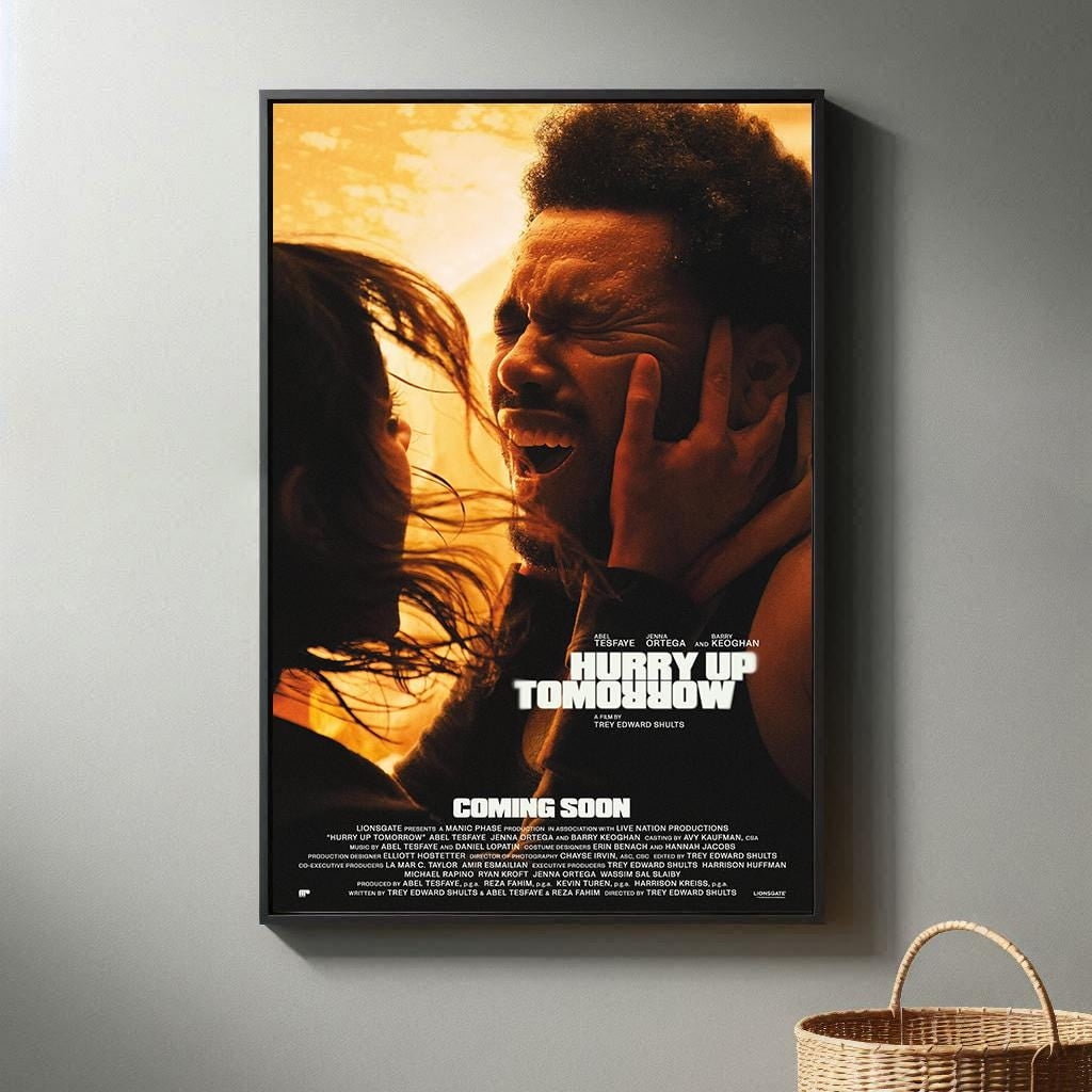 YaHaku Hurry Up Tomorrow Movie Poster | High Quality Canvas Print I ...