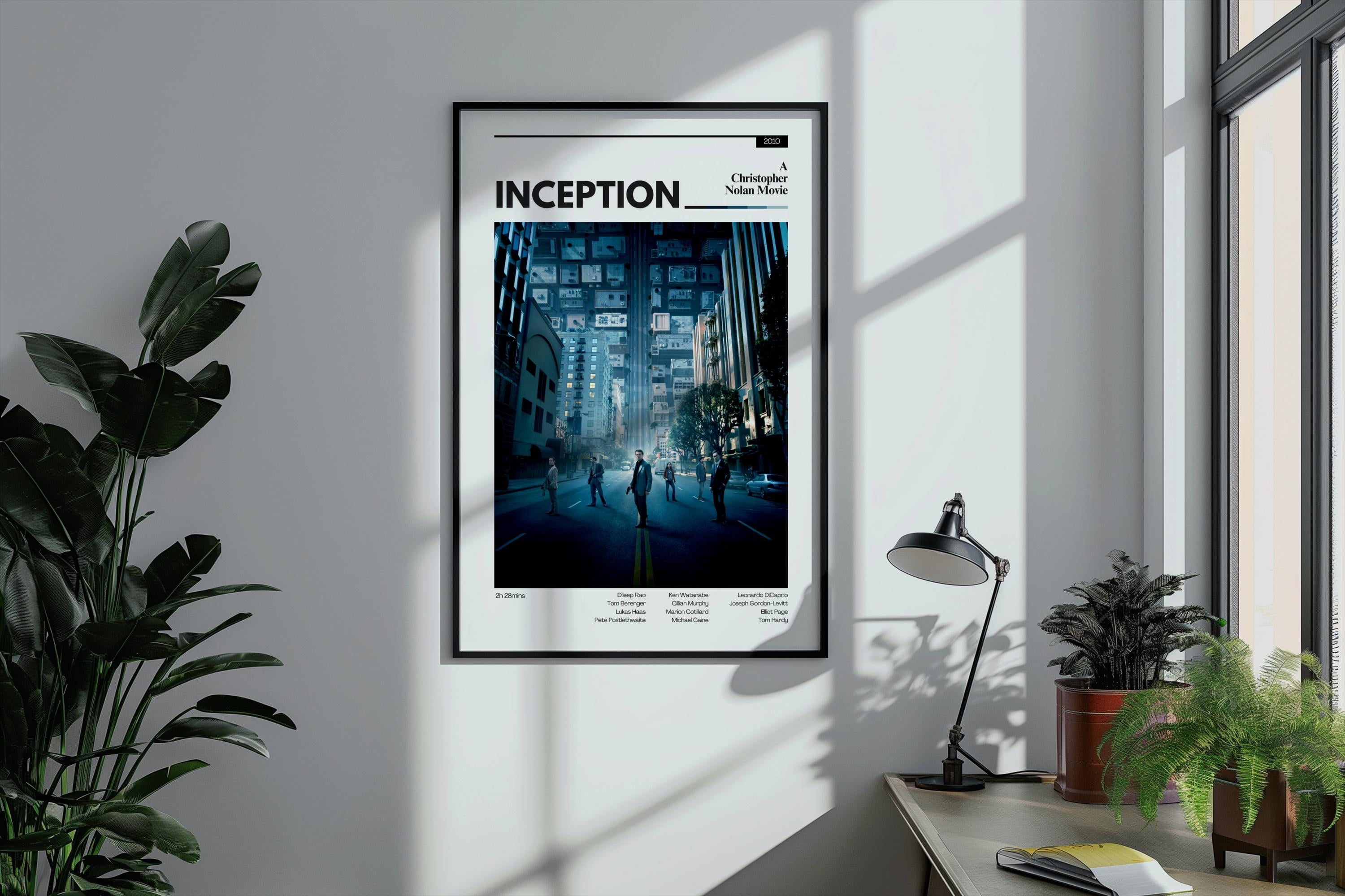 YaHaku Inception Movie Poster | SciFi Dream Heist Art | Leonardo ...