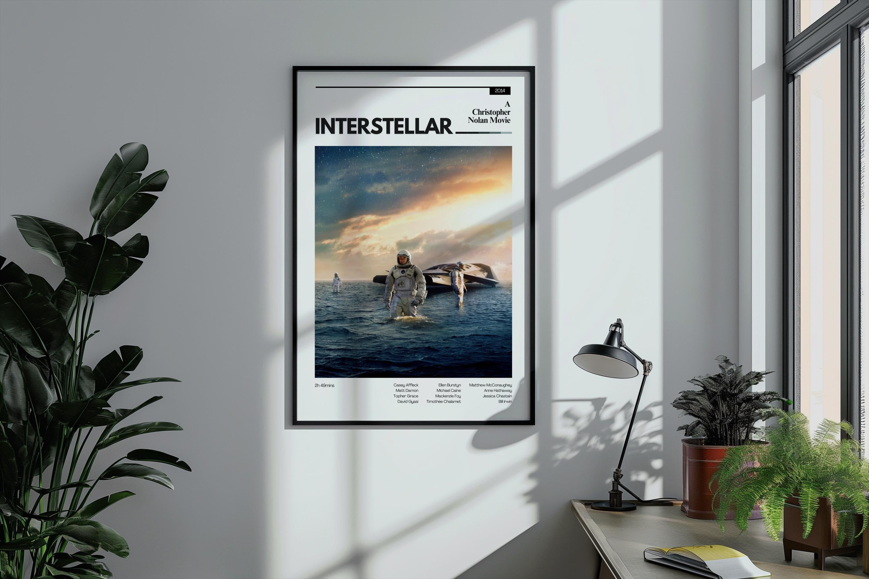 YaHaku Interstellar Poster – Movie Poster – Film Poster – Custom Christopher Nolan Sci-Fi Film ...