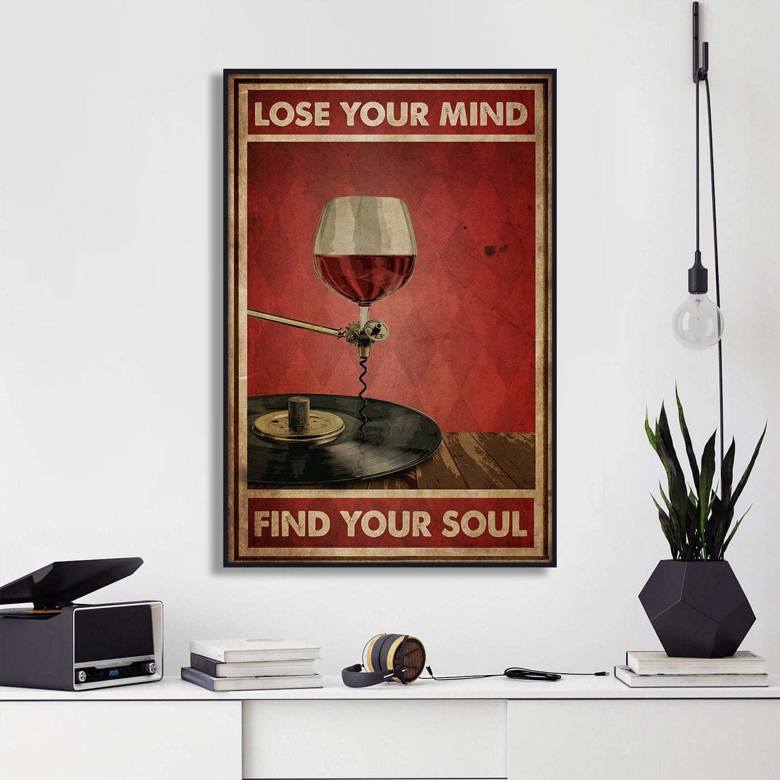 YaHaku Lose Your Mind Find Your Soul Poster, Vintage Wall Art Poster ...
