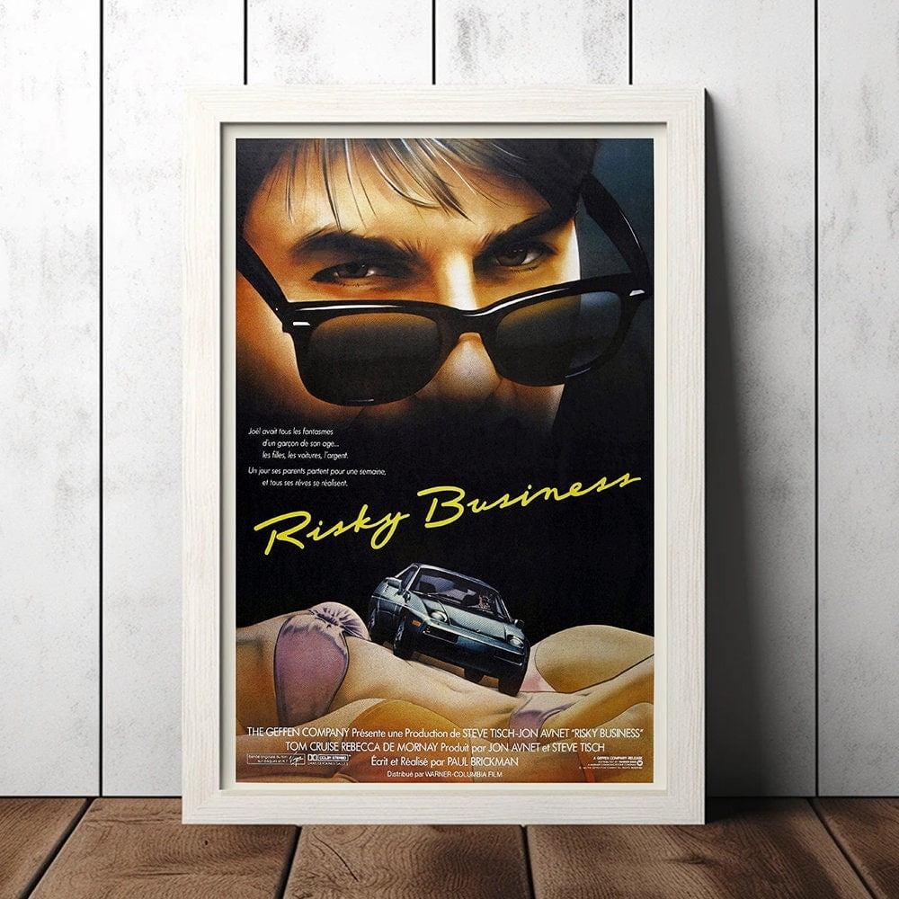 YaHaku Risky Business (1983) Classic Movie Poster - Film Fan ...