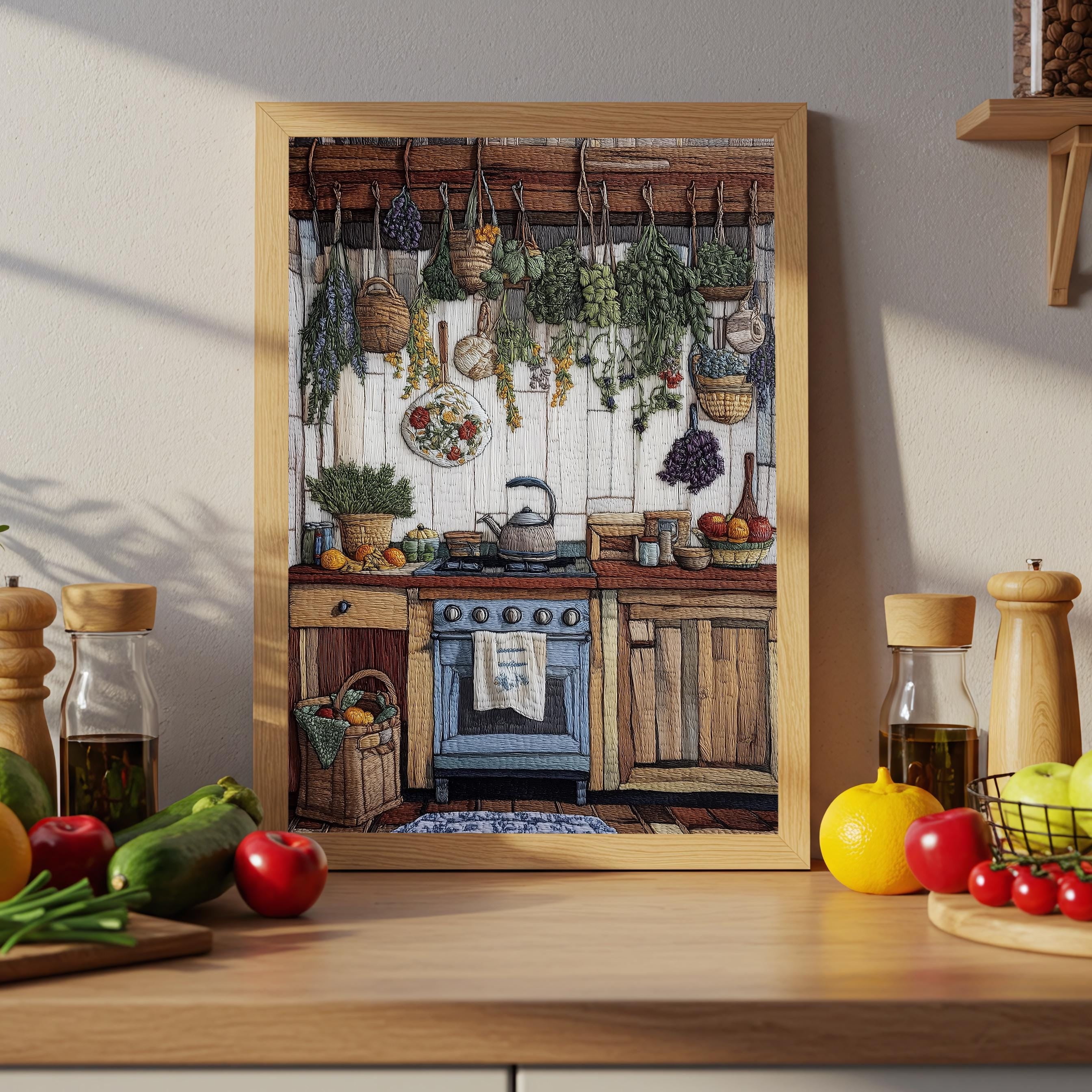YaHaku Vintage Kitchen Poster: Cottagecore Wall Art - Walmart.com