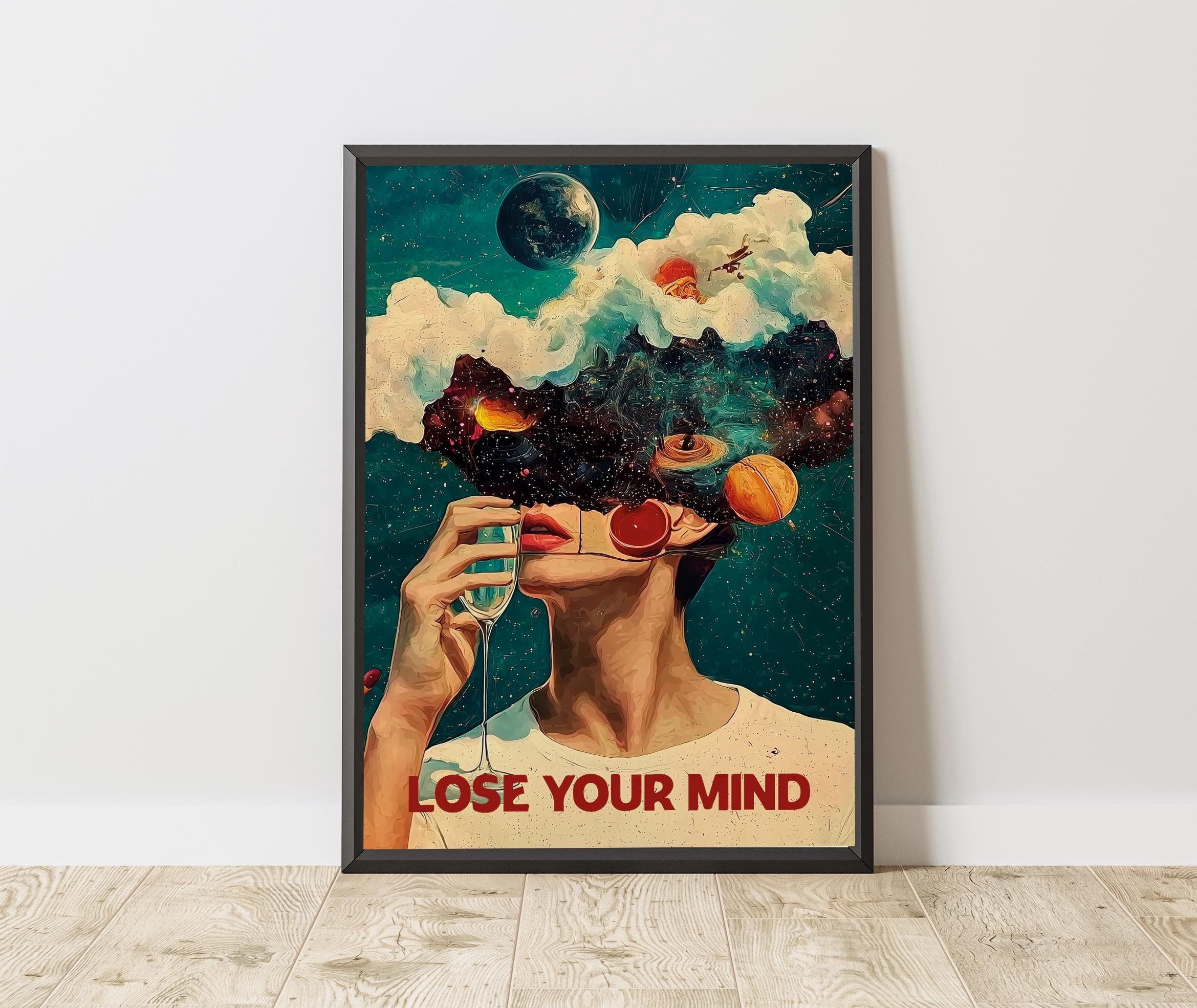 YaHaku Vintage Lose Your Mind Find Your Soul Retro Poster, Vinyl Record ...