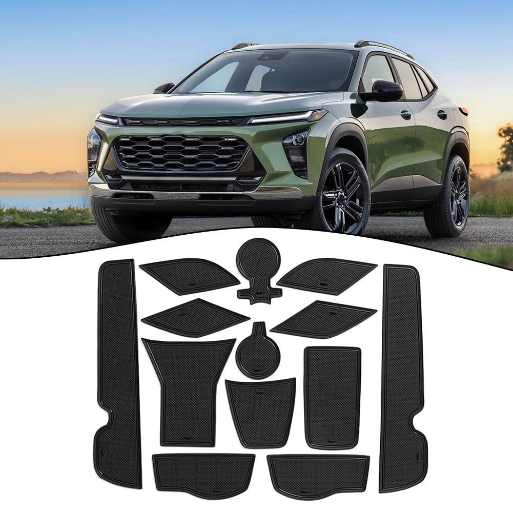 YaSaLy 1 Set Car Interior Anti-Slip Mats Pvc Rubber Mat Gate Slot Mat ...