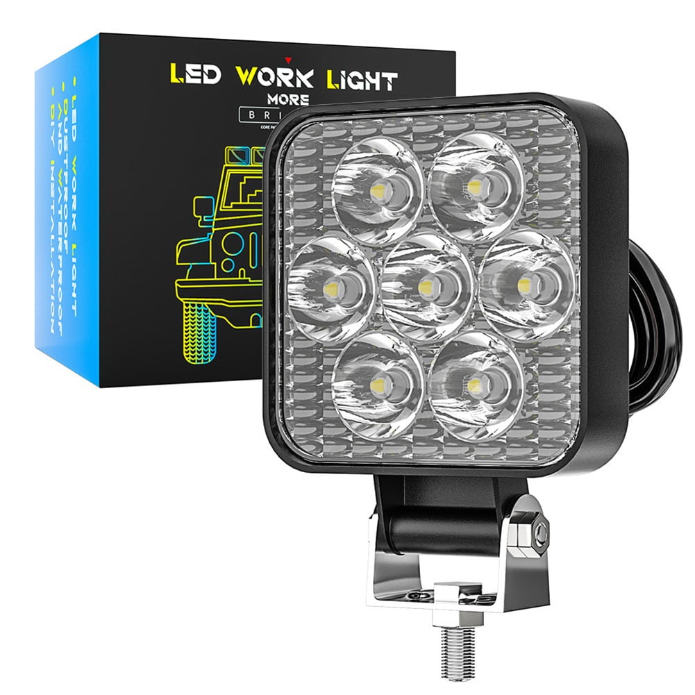 YaSaLy 2.5 Inch 21W LED Work Light Bar Spot Pods 9-30V 6500K Car Super ...