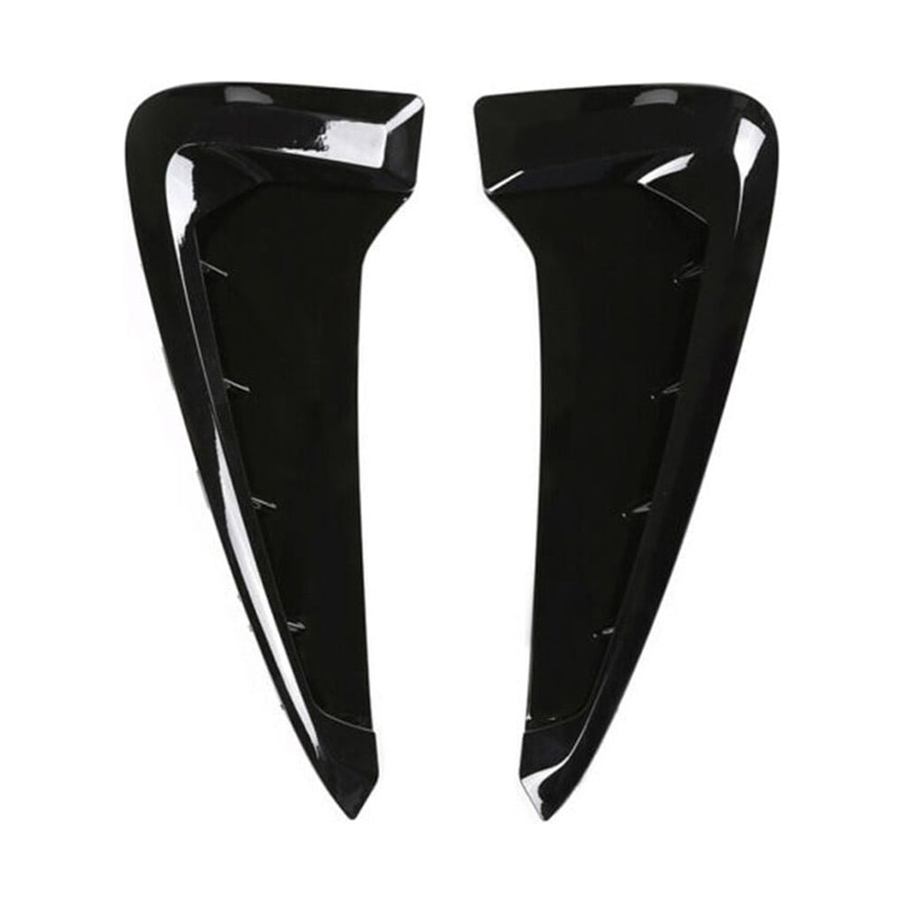 YaSaLy 2pcs Car Side Wing Fender Air Guide Vents Trim Black For BMW X5 ...