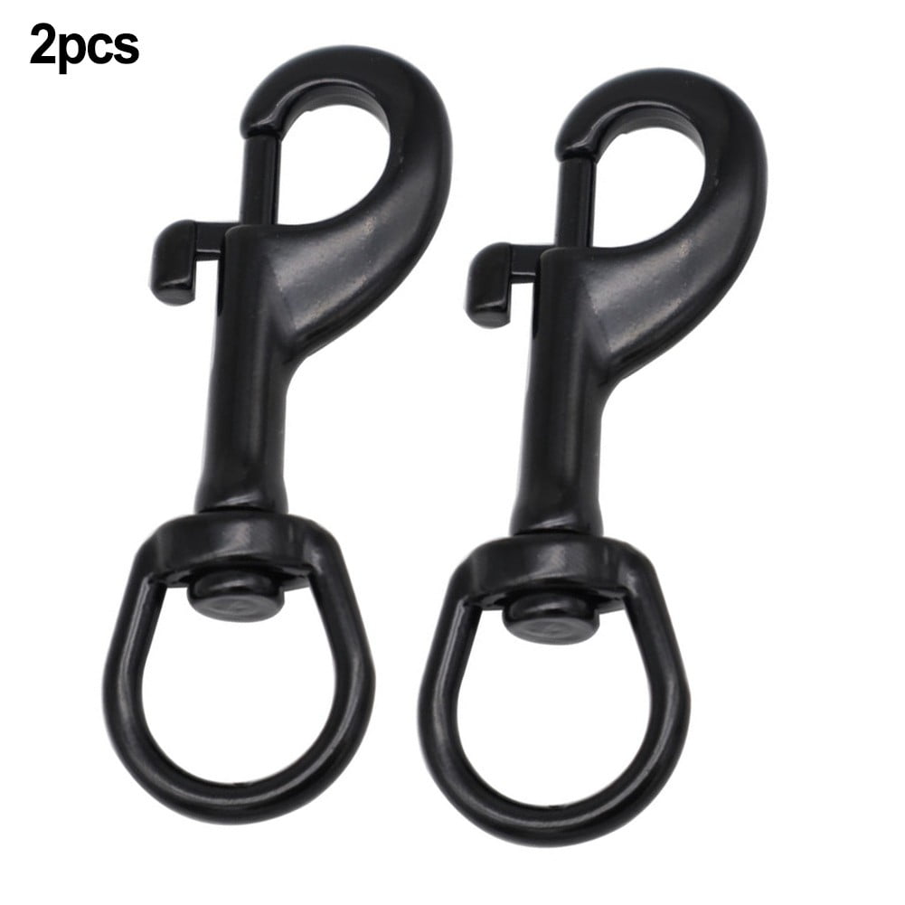 YaSaLy 316 Stainless Steel Black Single Hook Swivel Eye Bolt Snap Hook ...