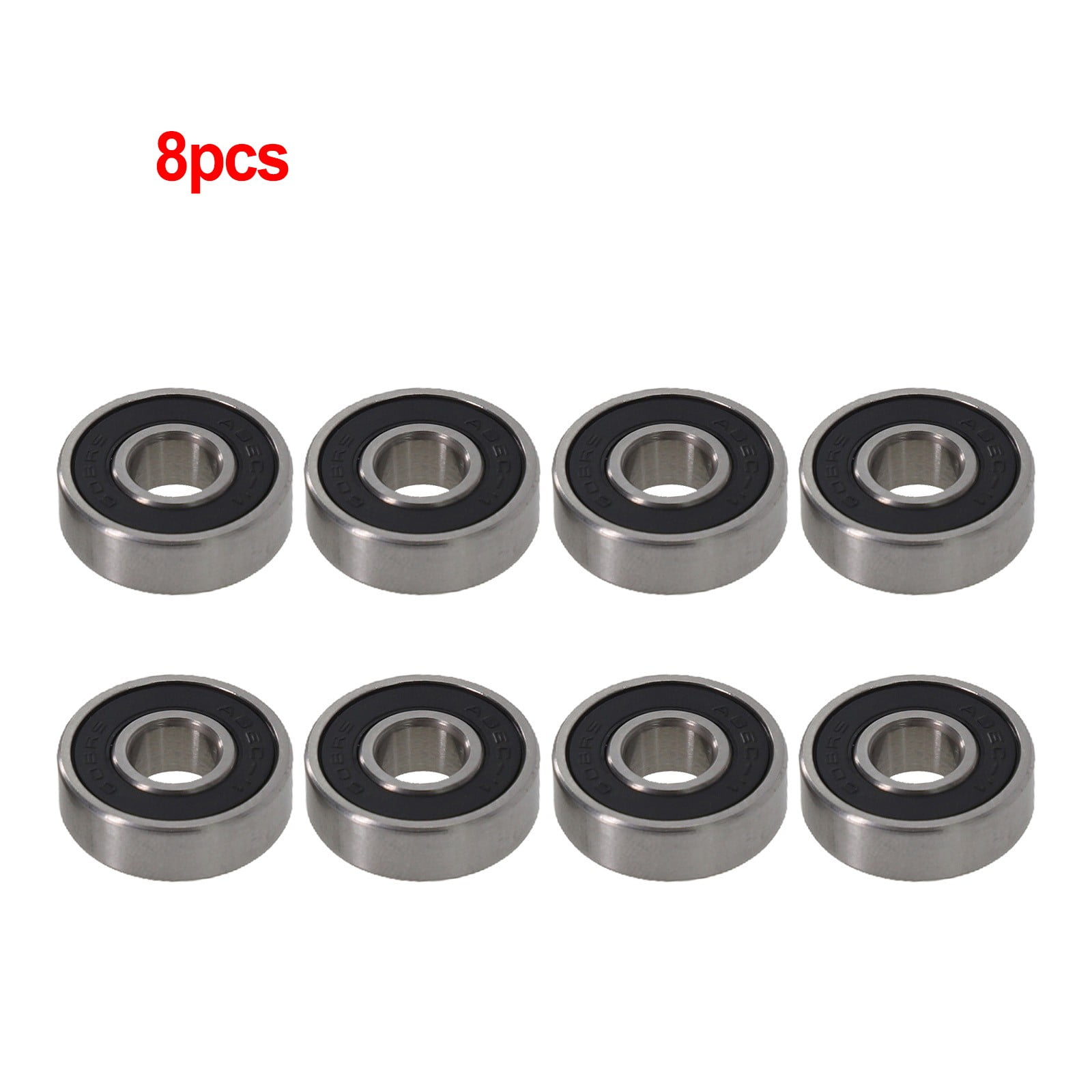 YaSaLy 8Pcs Abec-11 Skate Wheel Bearings High Speed Inner/Outer Diameter 8/22mm Low Noise 608 ...