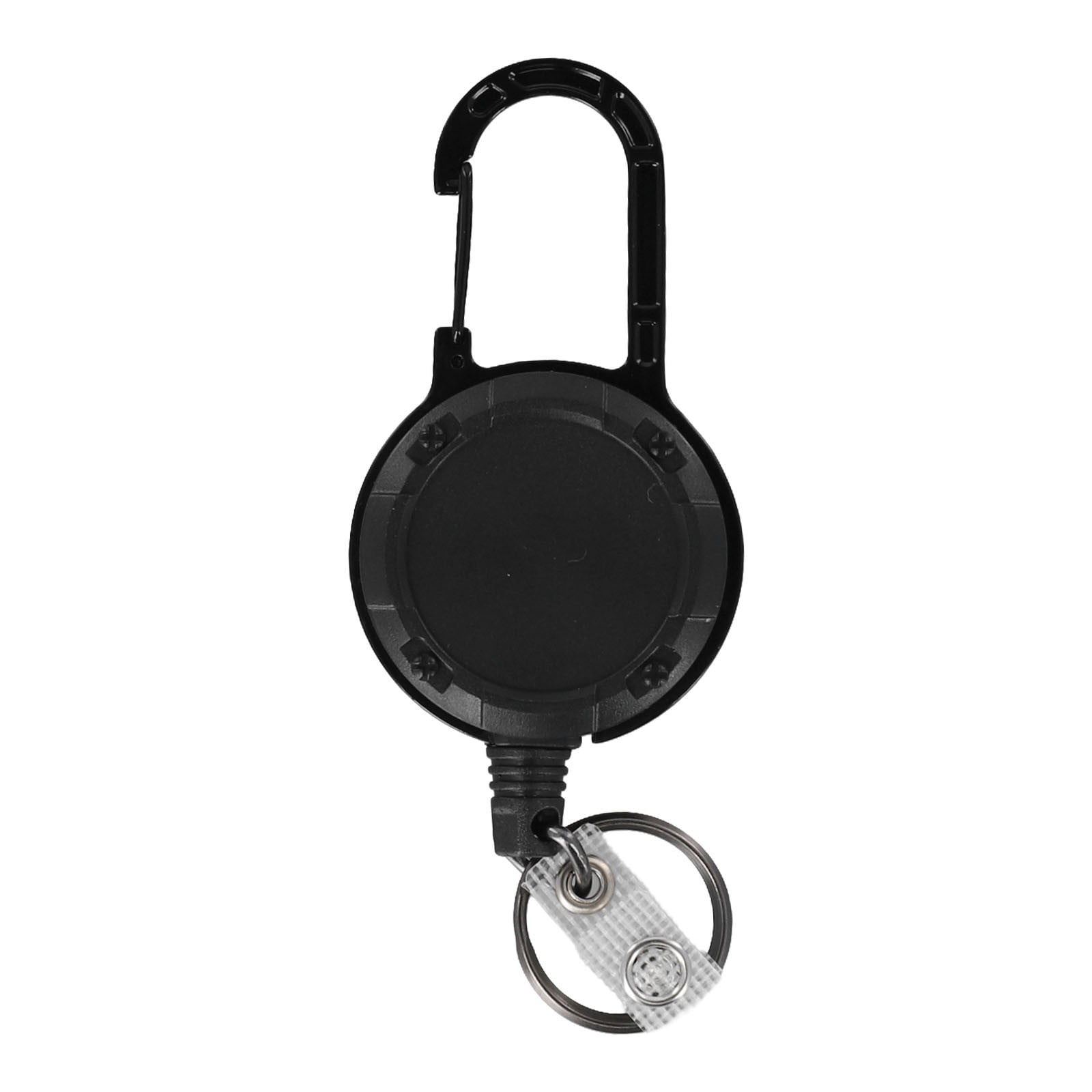 YaSaLy Carabiner with Wire Rope Reel 80cm Clip Car Keychain Retractable ...