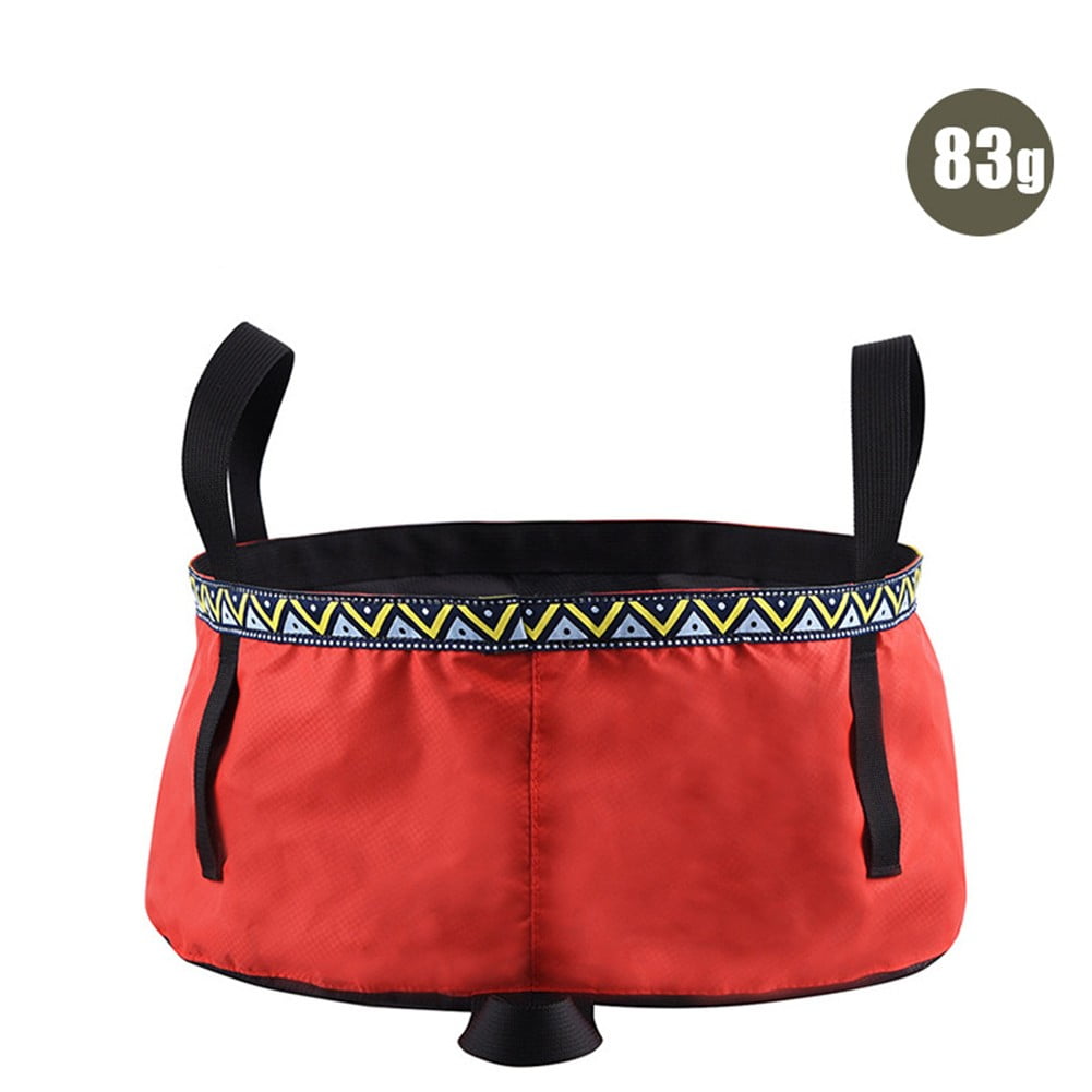 YaSaLy Compact Folding Wash Basin Nylon Cloth Material 6L/8L/12L Sizes ...