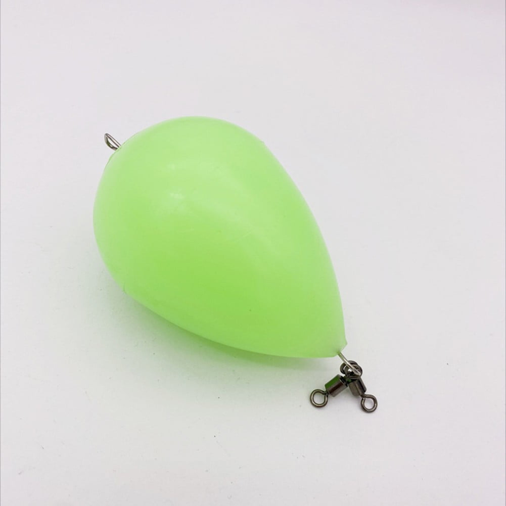 YaSaLy Egg Shaped Fish Float Luminous Floating Throwing Aid Float ...