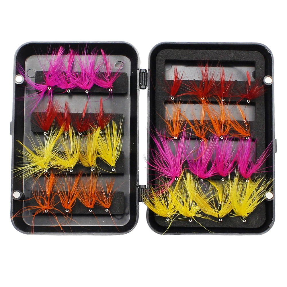YaSaLy Fishing Fishing Flies Kit 32/24Pcs Ants Baits Fishing Flies Kit ...