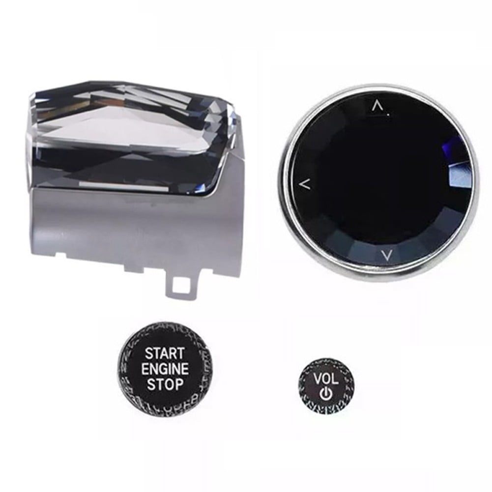 YaSaLy Lhd 4Pc for Crystal Gear Shift Knob Shifter Sticker for Bmw for ...
