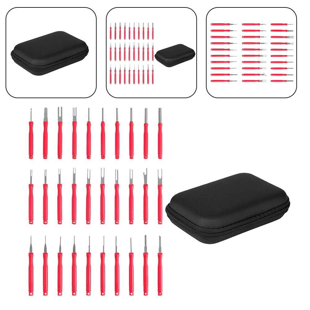 YaSaLy Pin Removal Tool Kit 30Pcs Terminal Extraction Tools Stainless ...