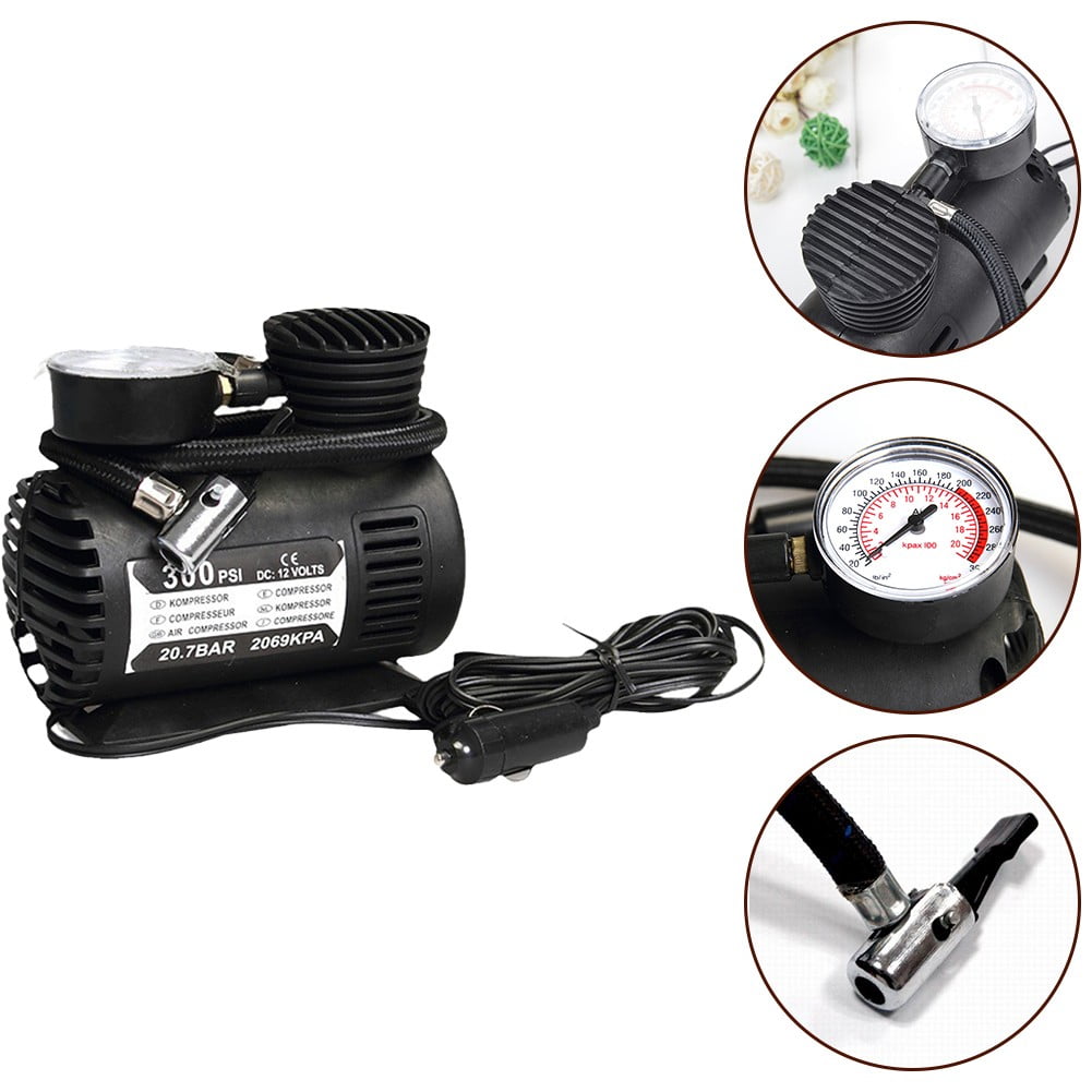 YaSaLy Portable 12V300Psi Air Compressor- Pump- Tire Tyre Inflator- for ...