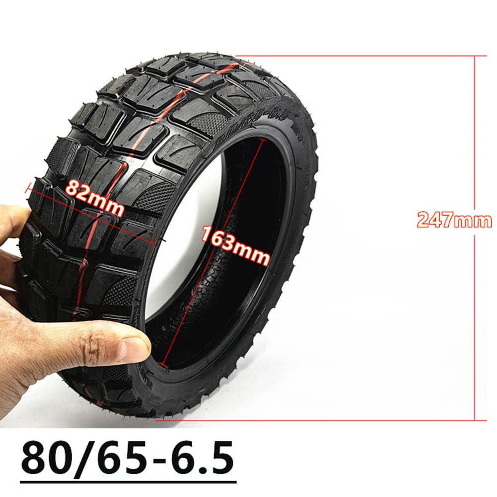 YaSaLy Rubber Material 10 Inch 80/65 6 5 Tubeless Tire for Kugoo ...