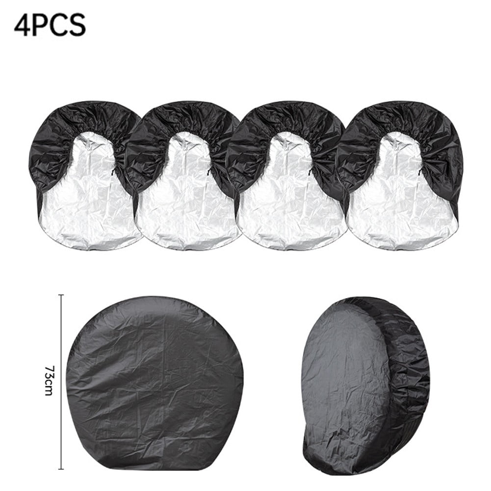 YaSaLy Set of 4 Waterproof Car Spare Tire Covers for 13-19 Inch Suv ...