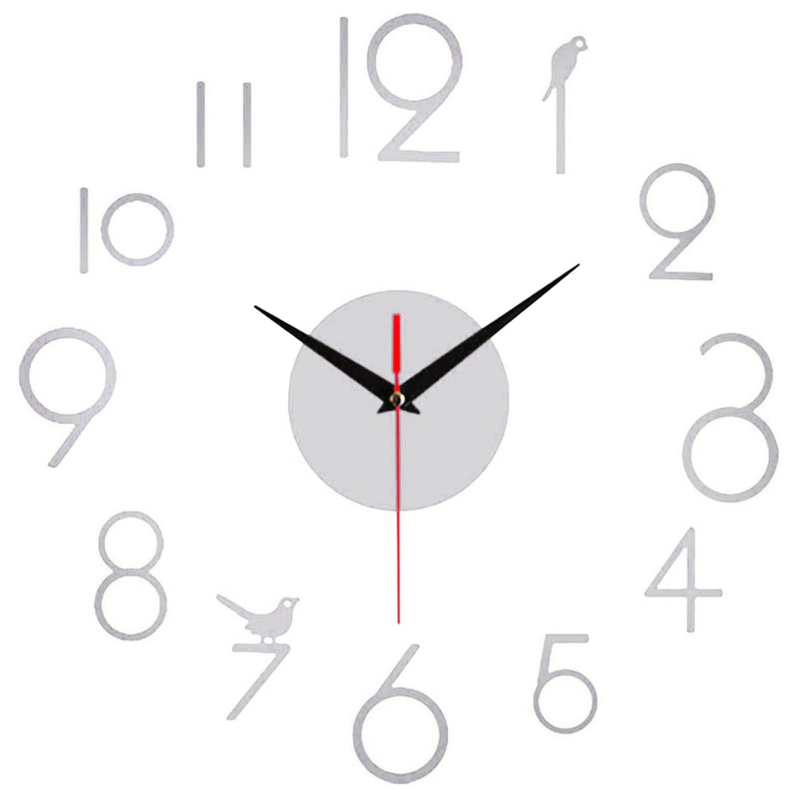 YaSaLy Stickers Wall Clock Without Batteries 1pc 3.5" Hour Hand 3D 4.7 ...