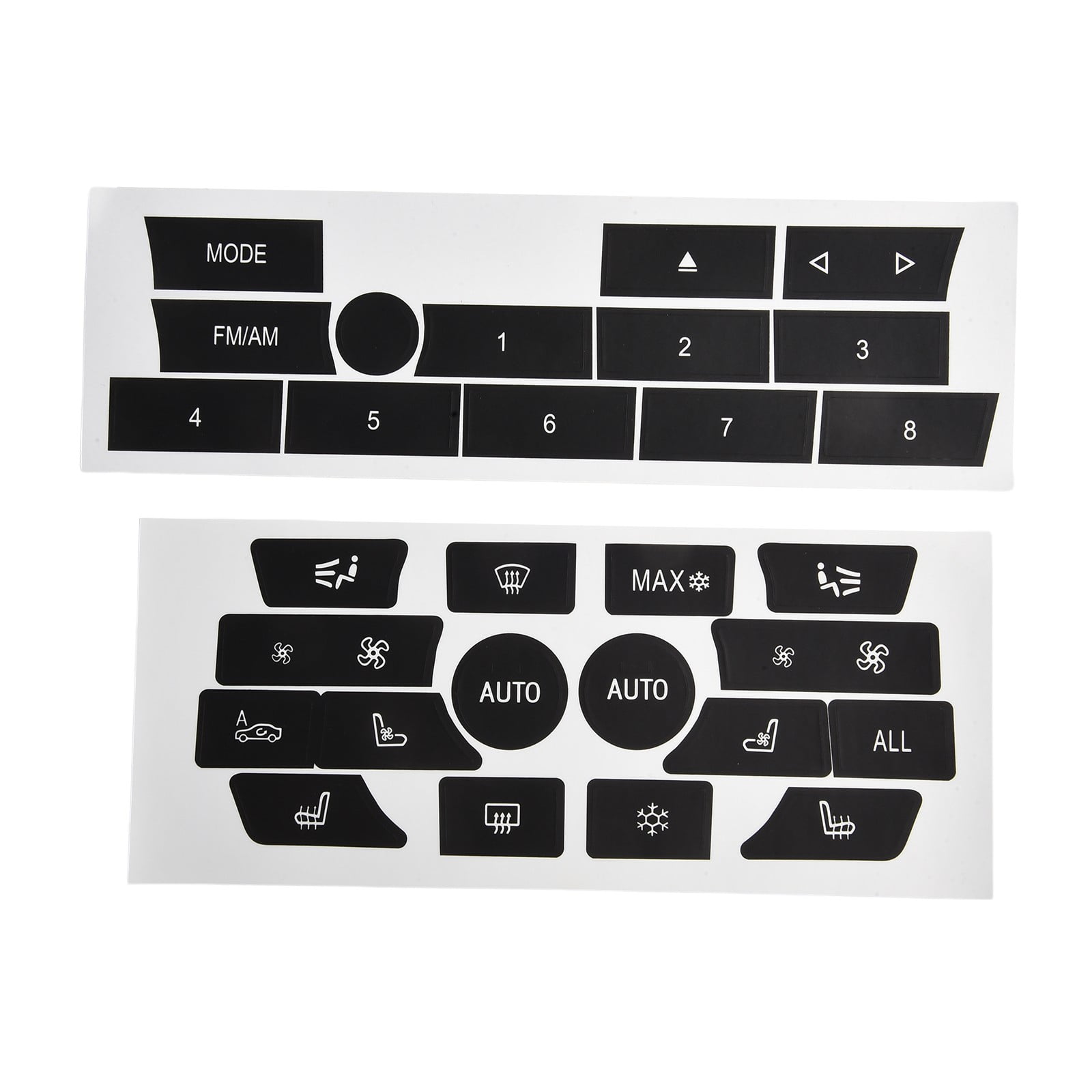 YaSaLy Vinyl Button Repair Decal Sticker for Bmw 7 Series F02 Climate ...
