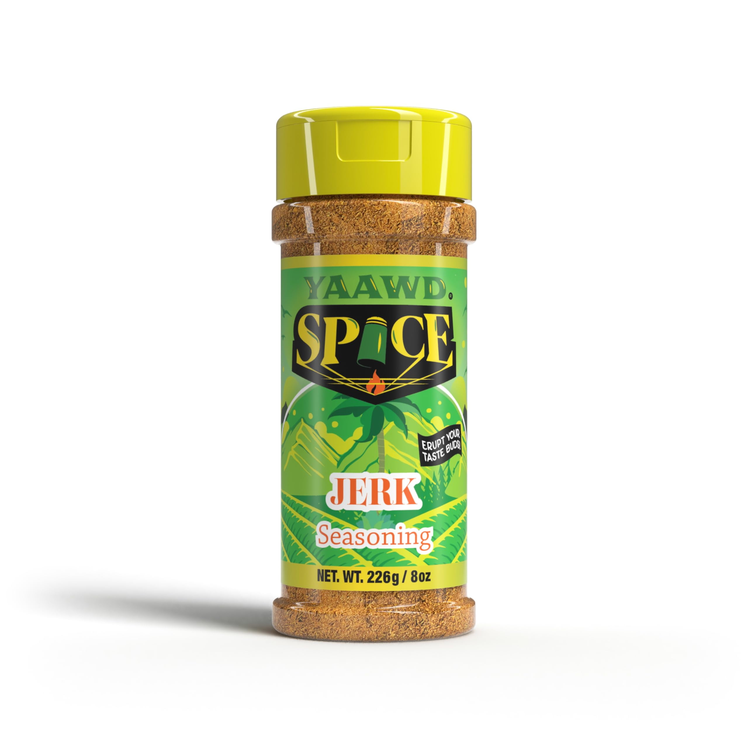Yaawd Spice - Authentic STF9 Jamaican Gourmet Jerk Seasoning, Carribean Dry Rub Powder 8oz with ...