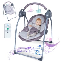 Monbebe 5-Mode Baby Swing with Bluetooth, Castle Point - Walmart.com