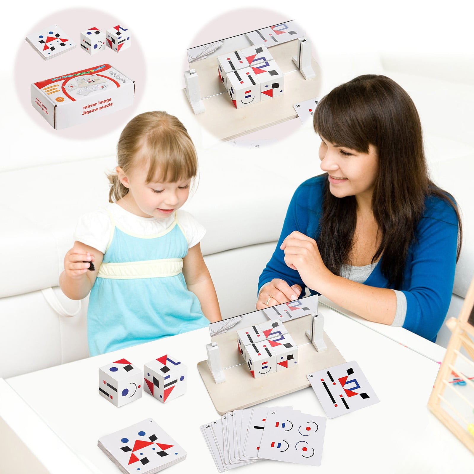 YabuSS Creative Mirror Reflection Puzzle Game for Kids and Adults ...