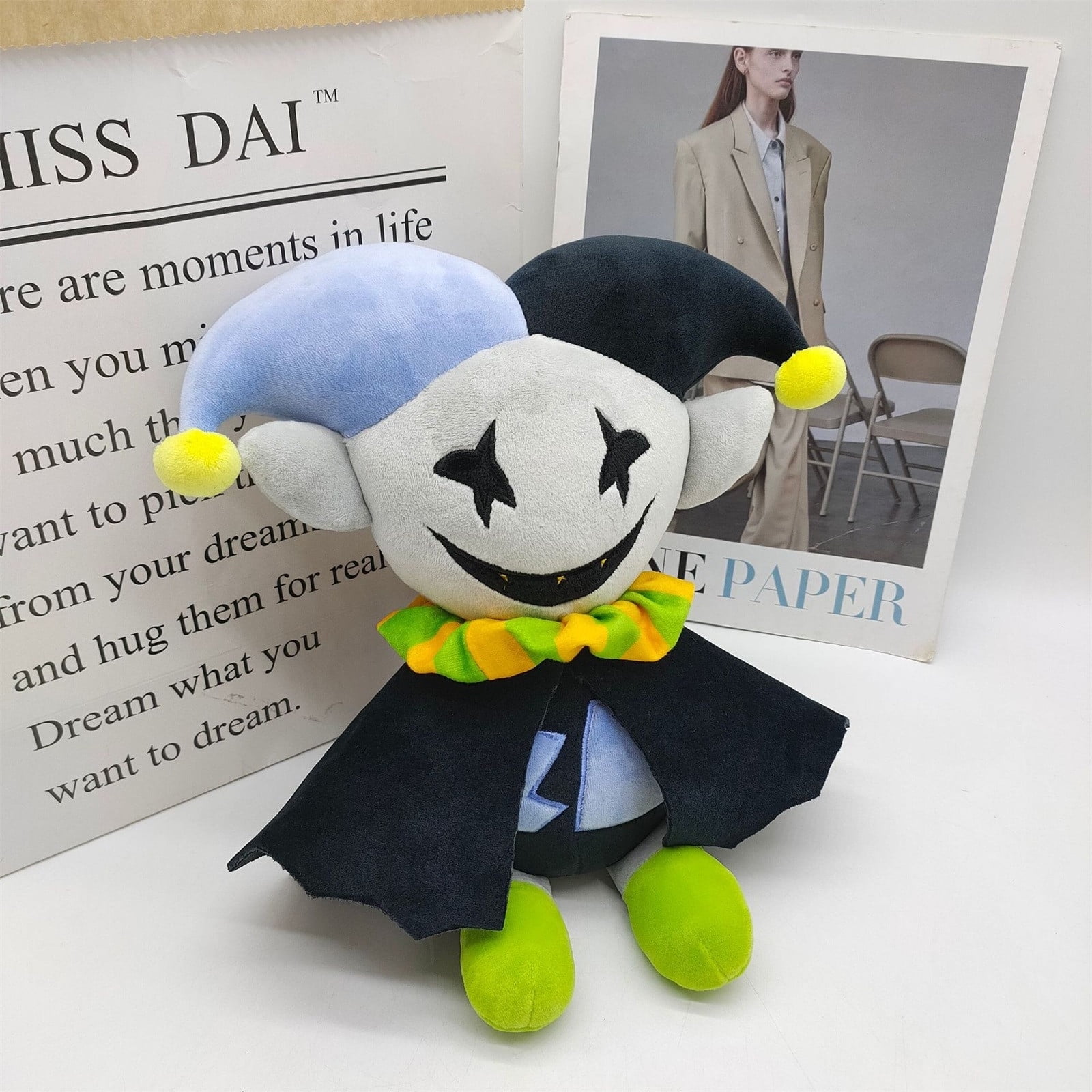 YabuSS Halloween Plush Toy, Soft Stuffed Jester Doll with Cape, Perfect ...