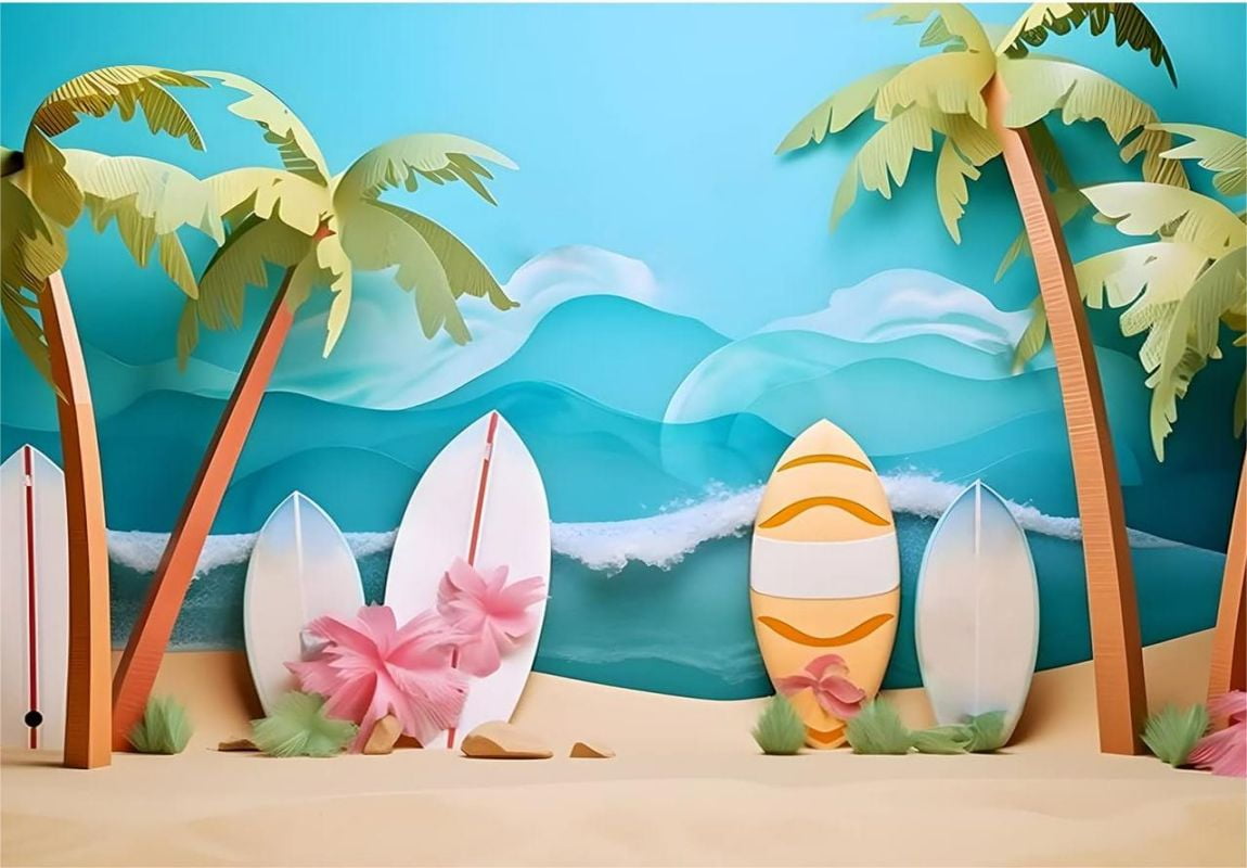 Yacht Backdrop Birthday Summer Boat Cruise Beach Party Sea Ocean ...