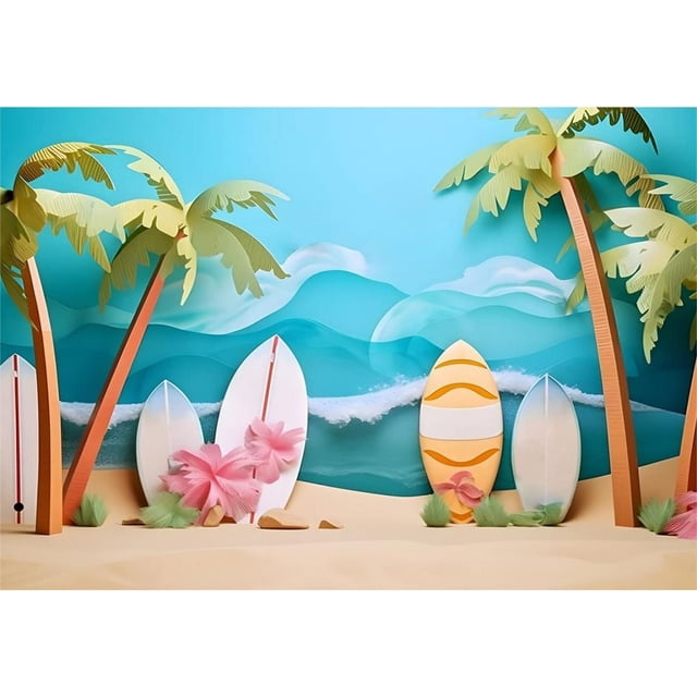 Yacht Backdrop Birthday Summer Boat Cruise Beach Party Sea Ocean ...