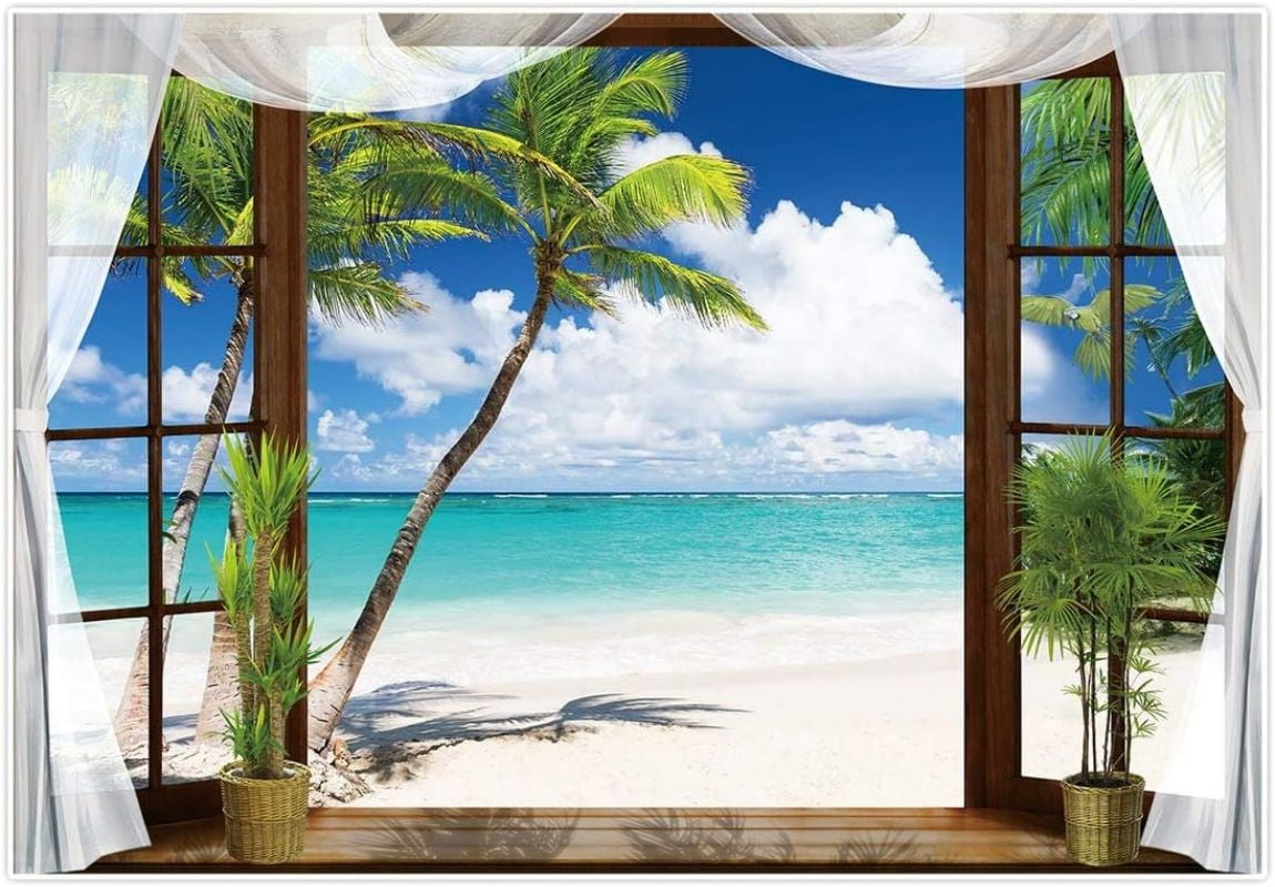 Yacht Backdrop Birthday Summer Boat Cruise Beach Party Sea Ocean ...