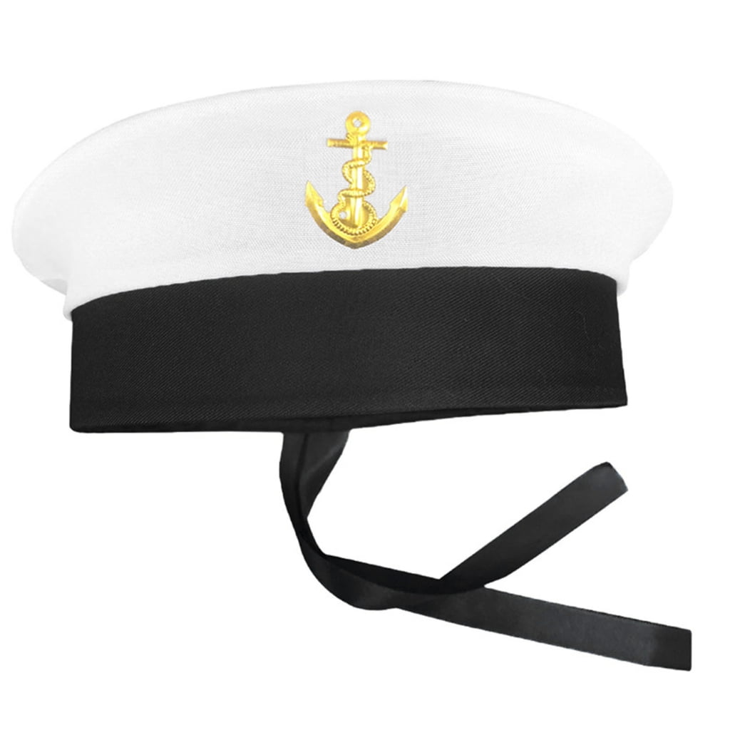 Yacht Captain Hats Men Women Navy Marine Admiral Cap Costume - Walmart.com