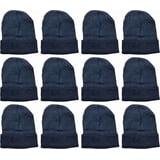 Yacht & Smith 12 Pack Adult Winter Beanie Hats for Men, Women, Kids ...