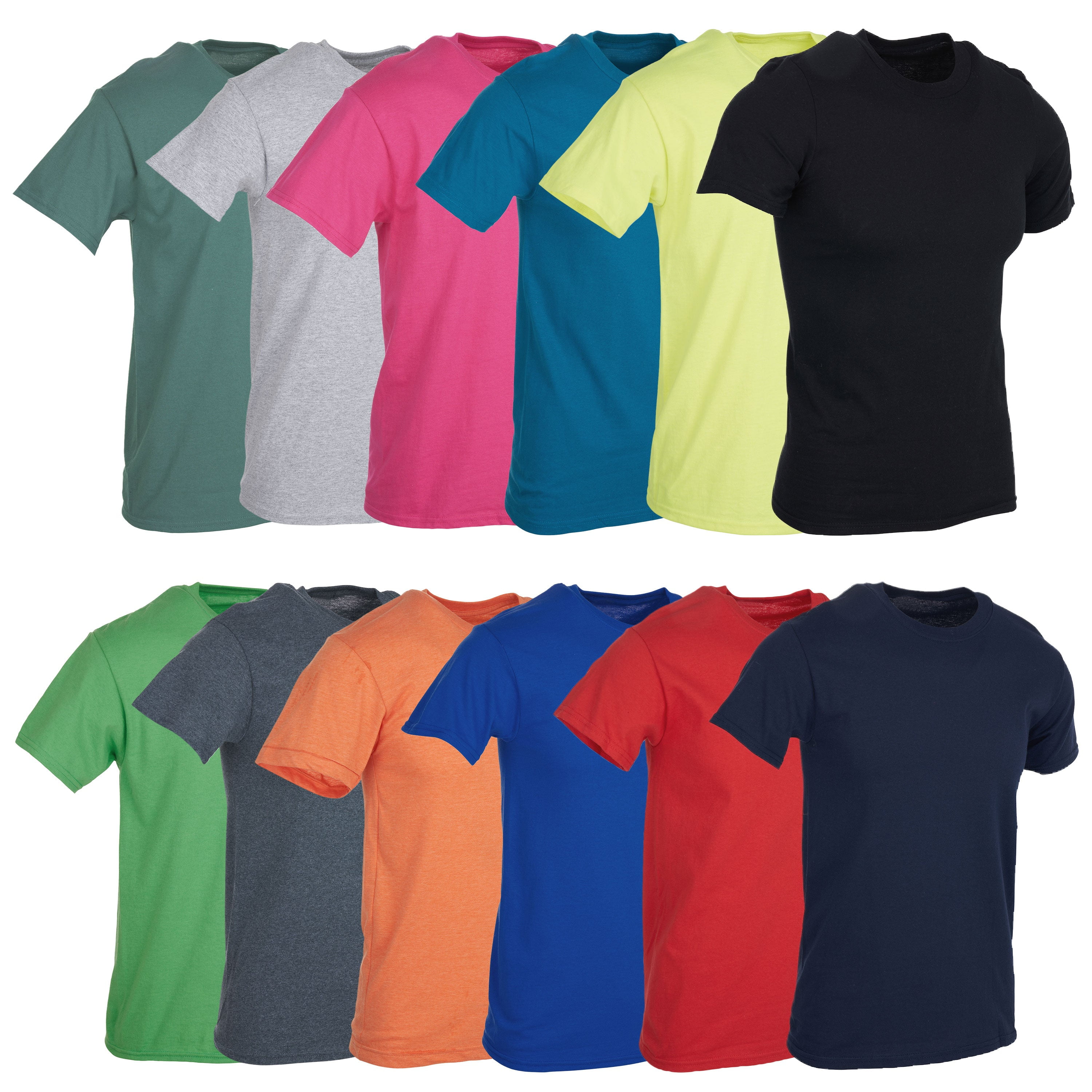 Free Shipping! Yacht & Smith Men's Cotton Crew Neck Short Sleeve T ...