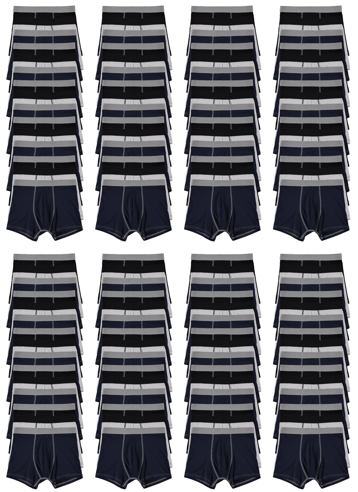 Yacht & Smith 120 Pack Of Mens Boxer Briefs Underwear Wholesale, 100% ...