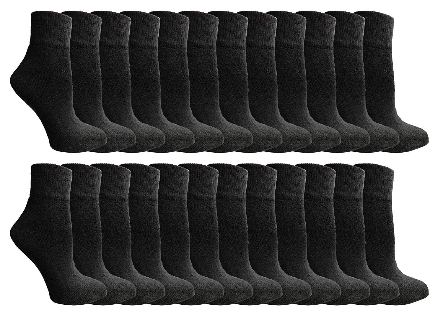 Yacht & Smith 24 Pair Mens & Womens Ankle Sports Socks by SOCKS'NBULK ...
