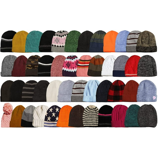 Yacht & Smith Wholesale Winter Beanie and Glove Bulk Kit, Stocking Hats ...