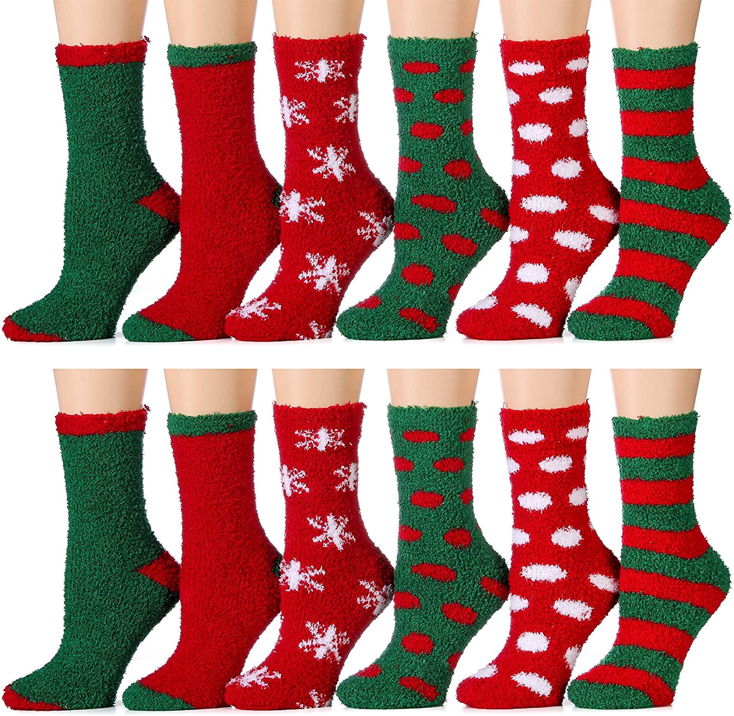 Yacht & Smith Christmas Socks, Novelty Holiday Socks, Fun Colorful ...