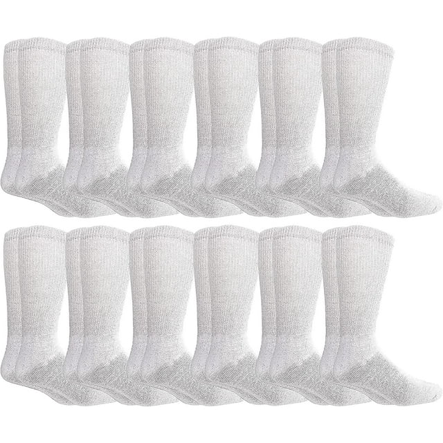 Yacht&Smith Men's Diabetic Socks, Wide Fit, Comfort, Neuropathy Edema ...